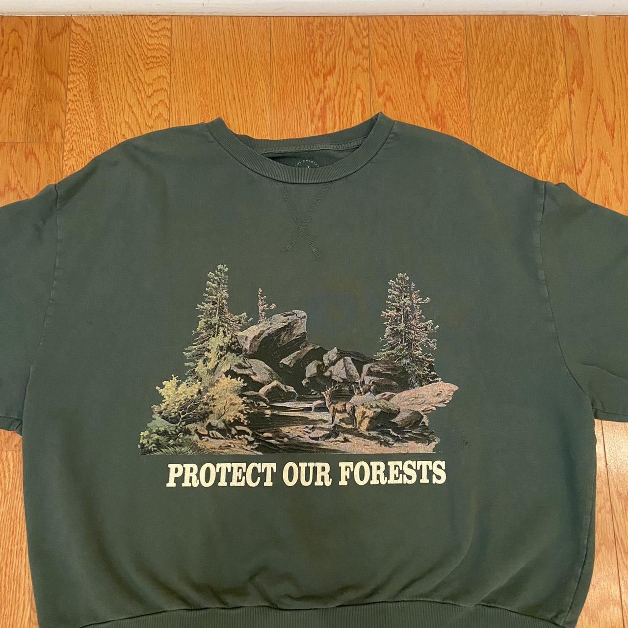 PacSun Protect our Forests lightweight green... - Depop