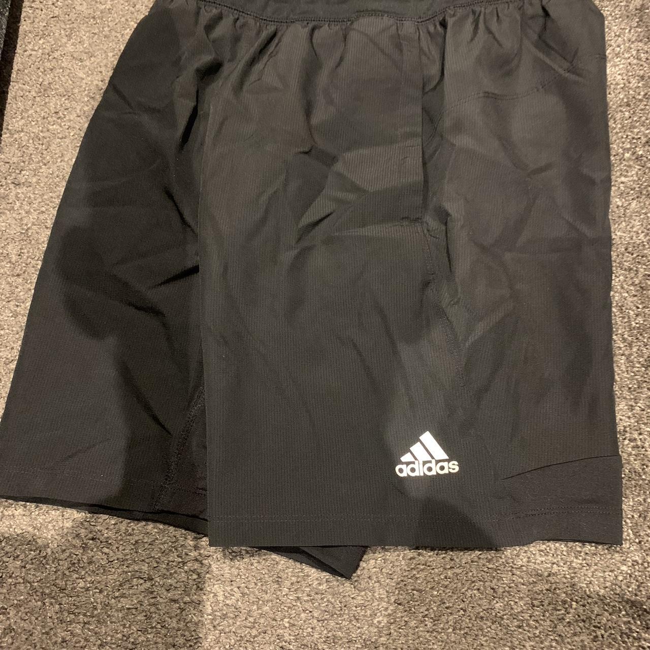 Adidas small shorts barely worn #adidasshorts... - Depop
