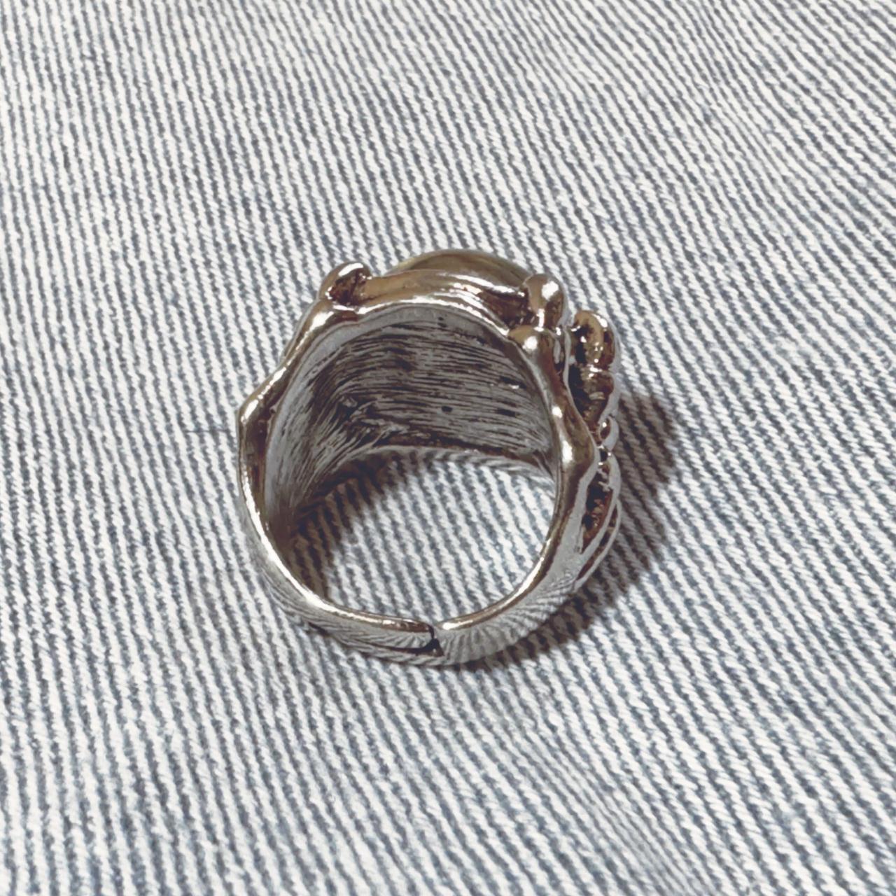 Silver Luck Symbol Ring This can fit any finger... - Depop