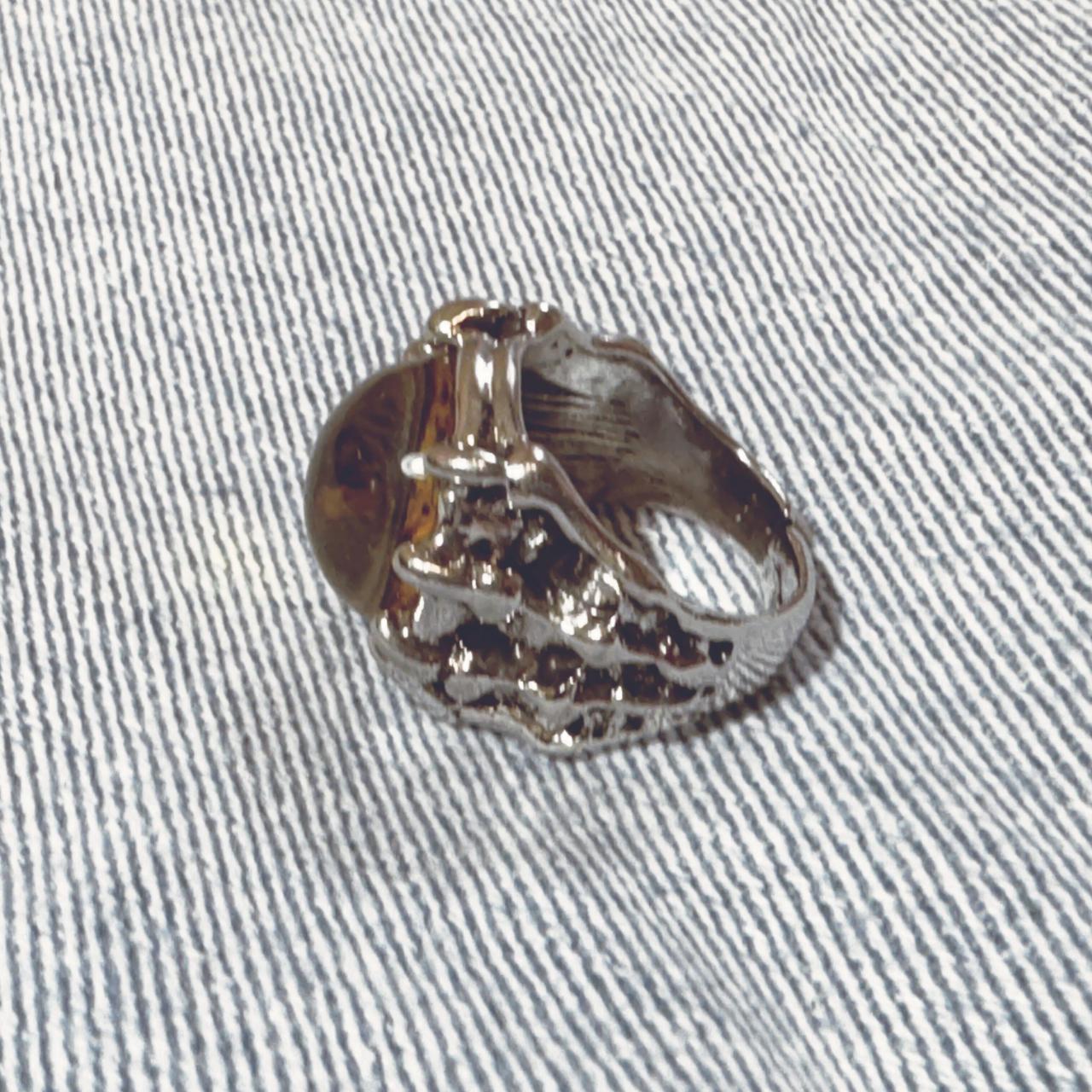 Silver Luck Symbol Ring This can fit any finger... - Depop