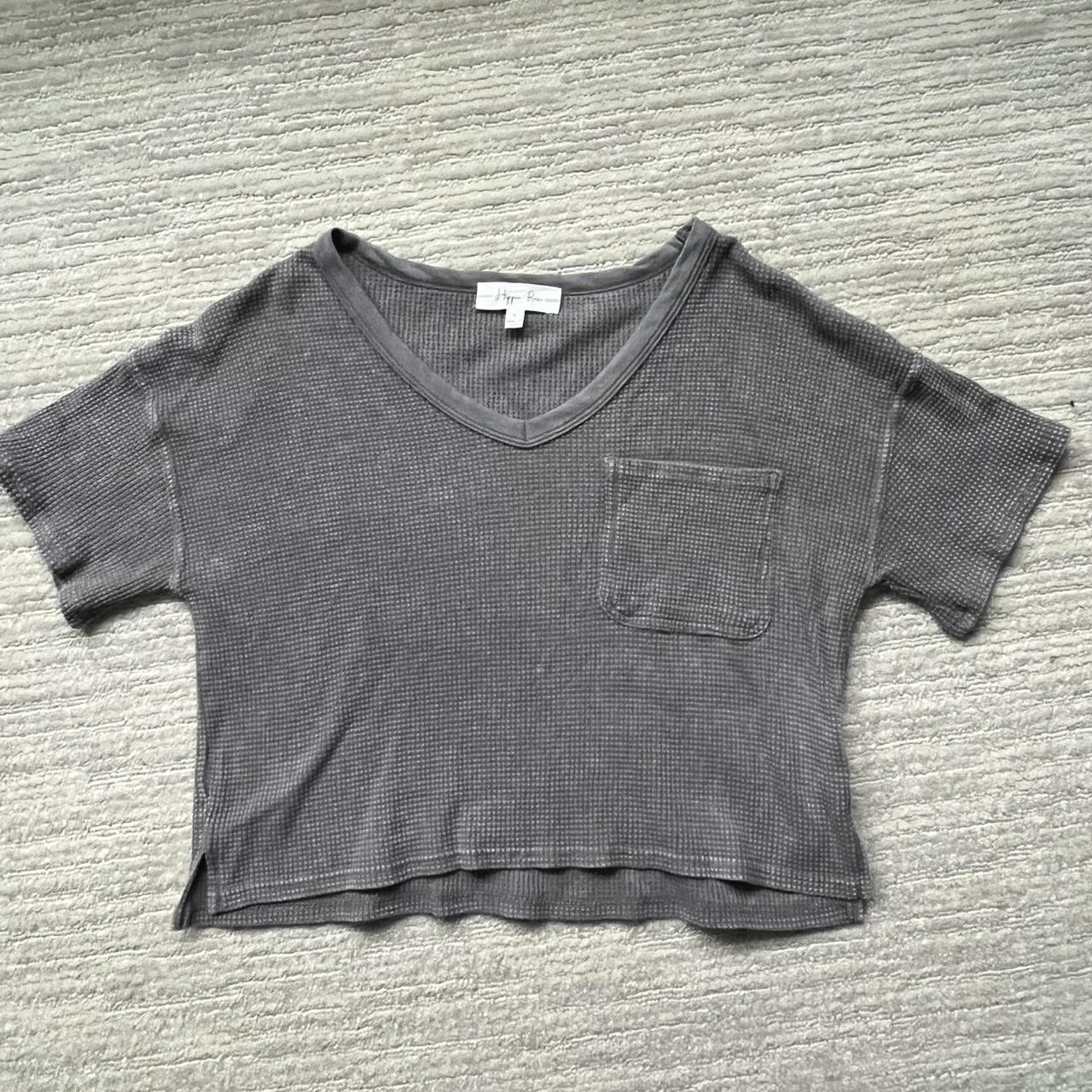 Grey Hippie Rose crop top - love this and super... | Depop