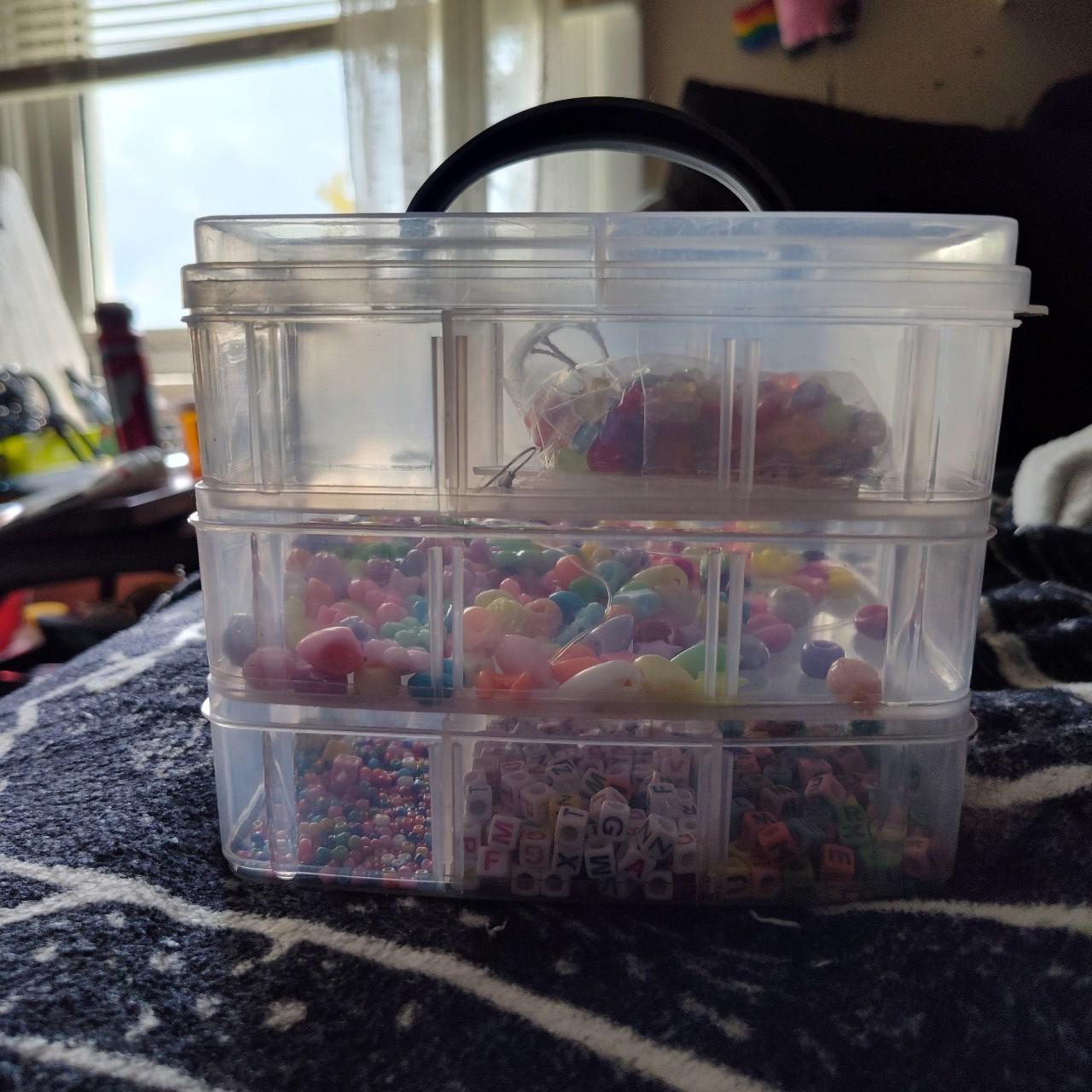 3 tier bead/craft container - Depop