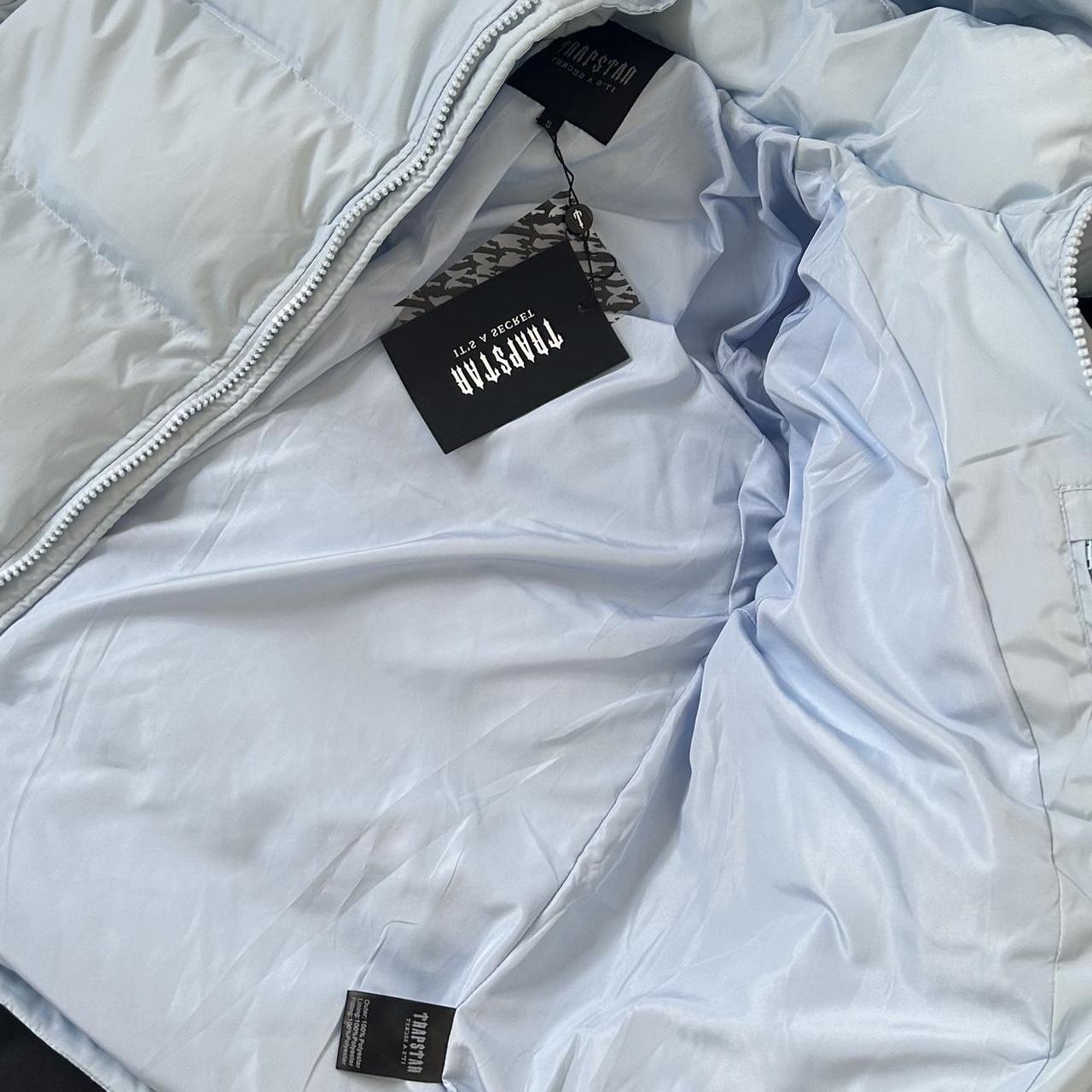 Trapstar iron gate blue puffer - Depop