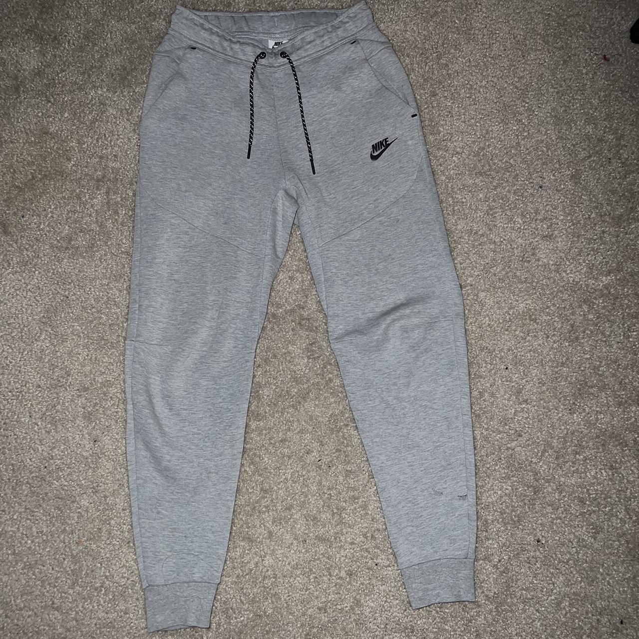 Grey Nike tech pants Men XS Worn a few times - Depop