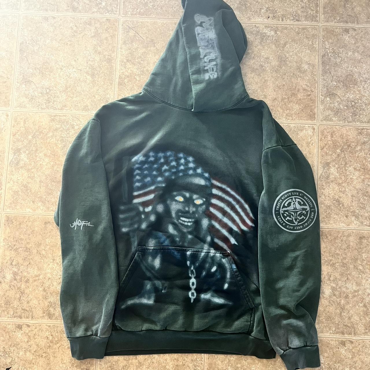 Exclusive MetLife Travis Scott merch hoodie brand... | Depop