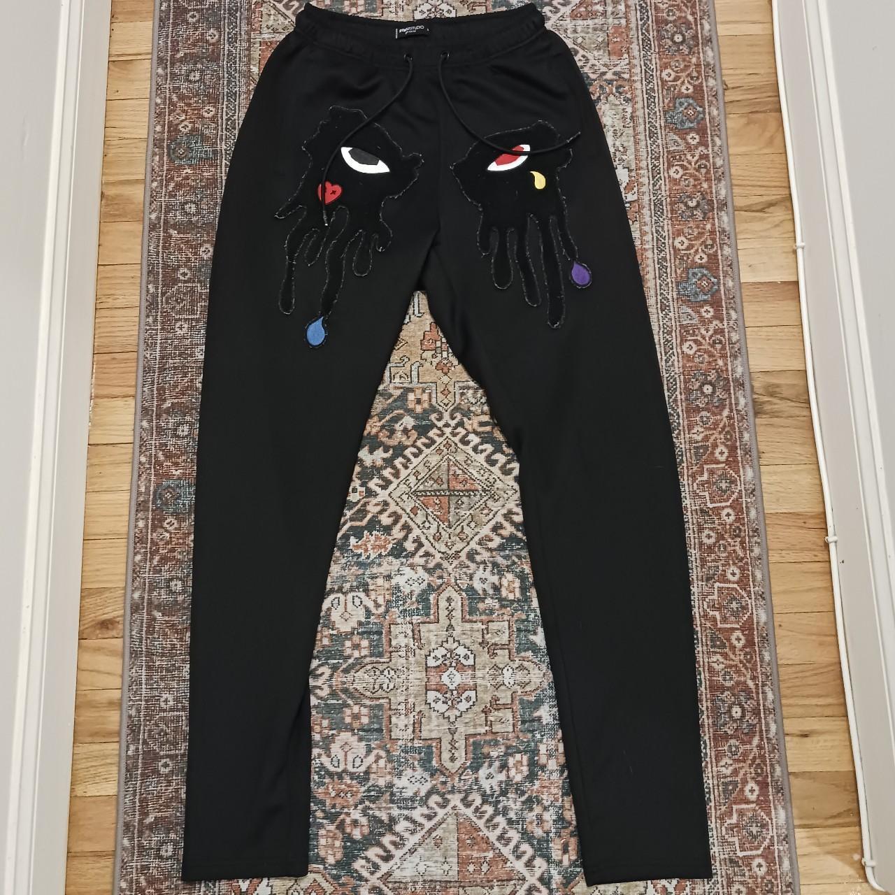 roku studio tear drop rhinestone tee and sweats... - Depop