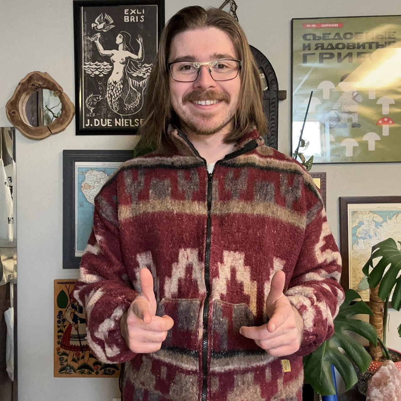 Western Aztec Outerwear Sick vintage western wear!... | Depop