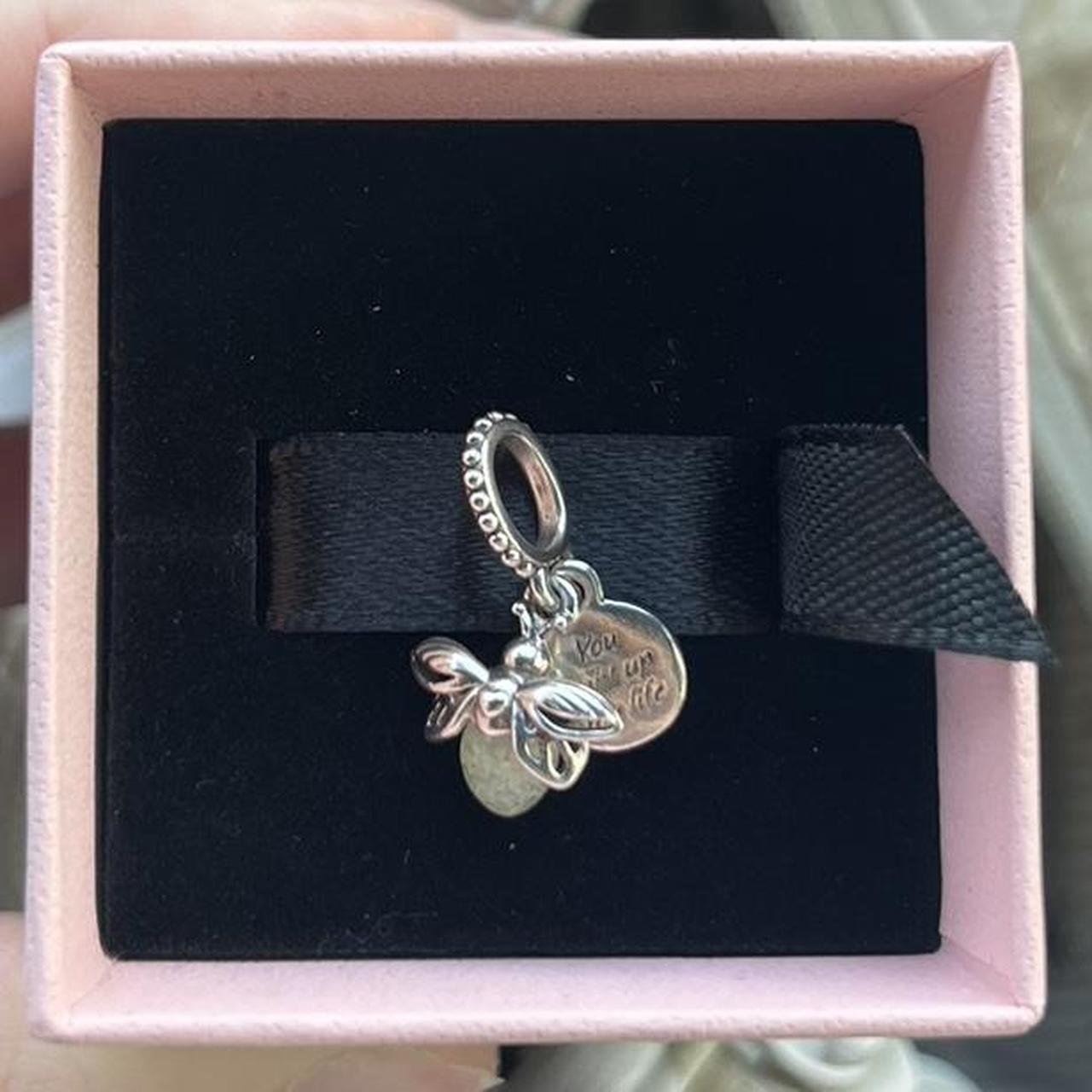 fire fly pandora charm, used, glows in the dark if... - Depop