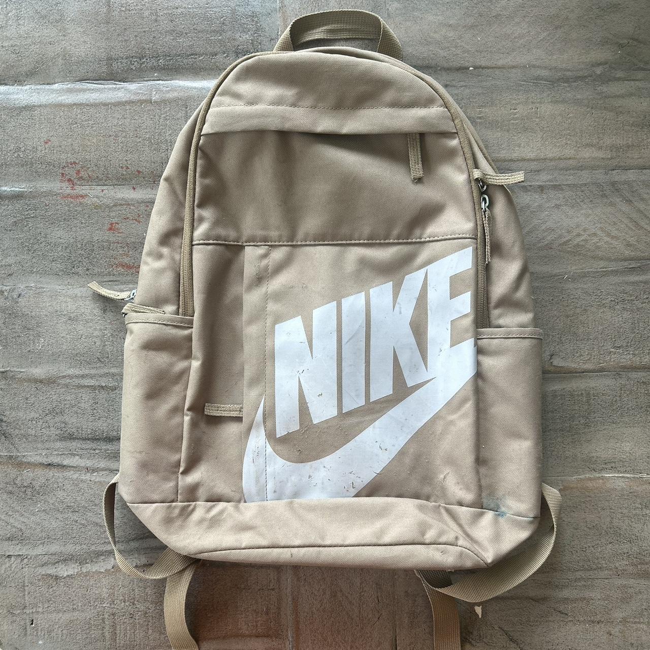 Tan Nike Elemental Backpack, fair condition #nike... - Depop