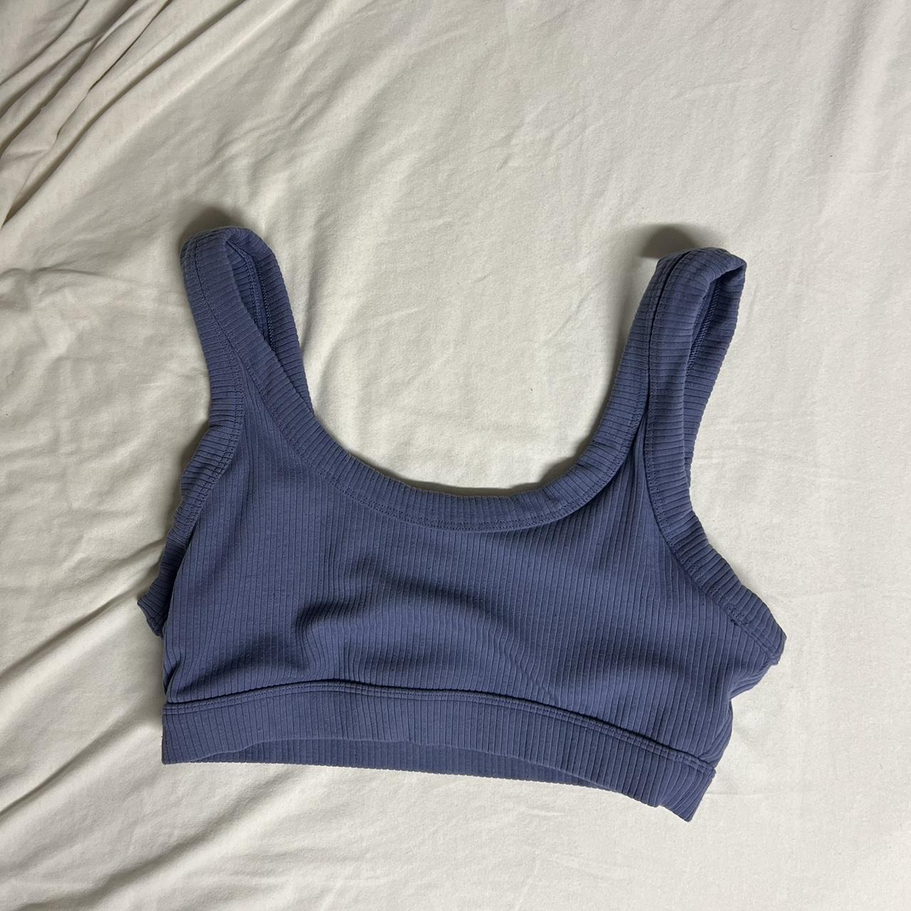 - ALO wellness bra size S - periwinkle 💜💙 - barely... - Depop
