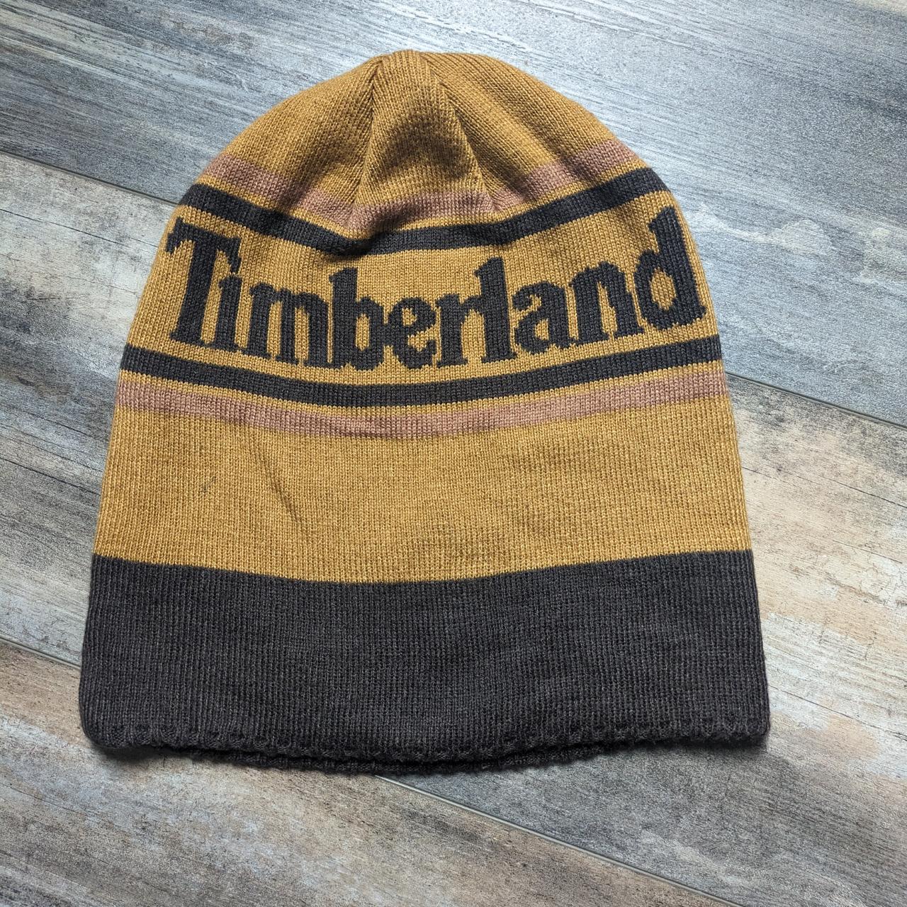 Timberland Men's Tan and Black Beanie Hat FREE... - Depop