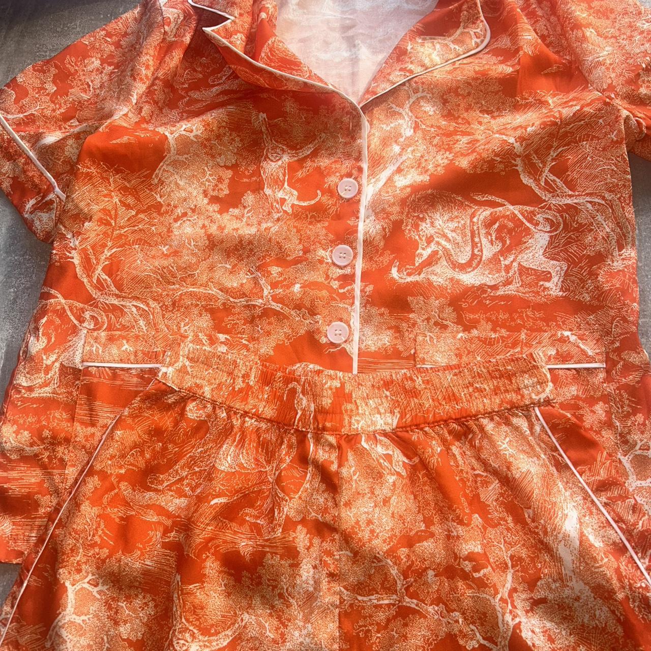 Orange Co-ord set Dior style suit. Worn once excel t... - Depop