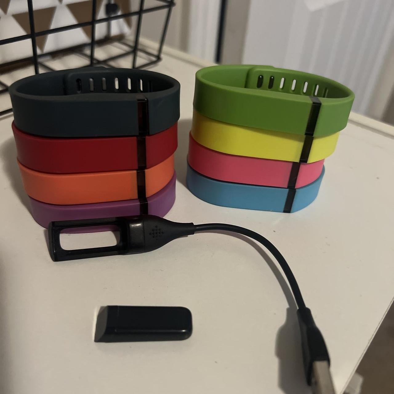 Multi-coloured Fitbit activity trackers #fitness | Depop