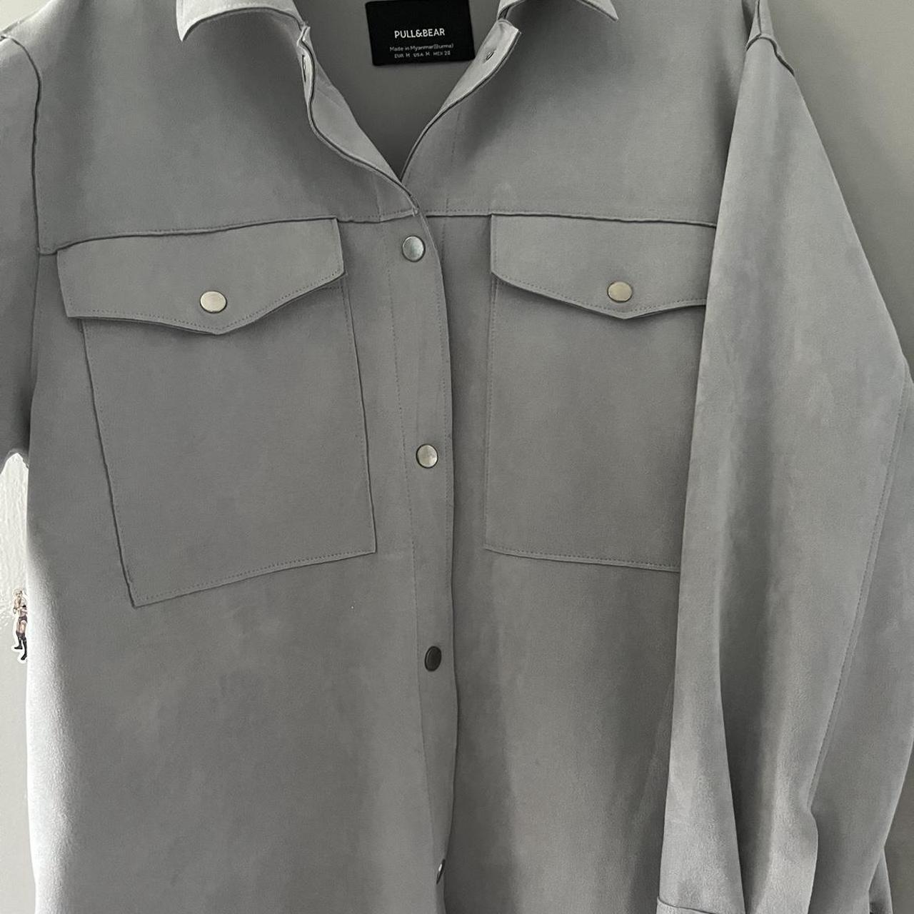 Grey shacket Worn a few time Perfect condition - Depop