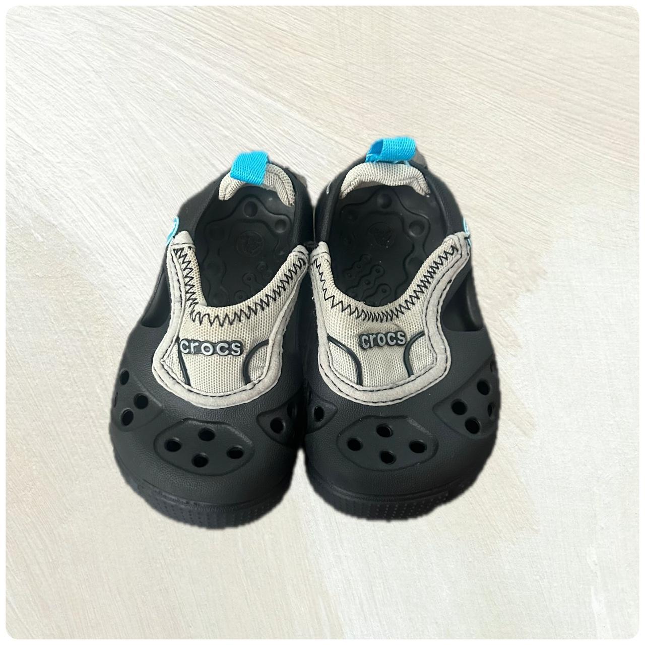 Crocs Micah Sport Sandal Size 4/5c Protective heel... | Depop