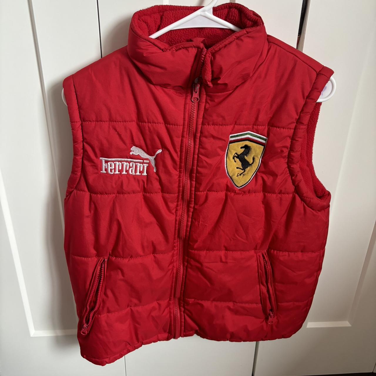 RED FERRARI VEST ️🖤⭐️ Fits like a medium - Depop