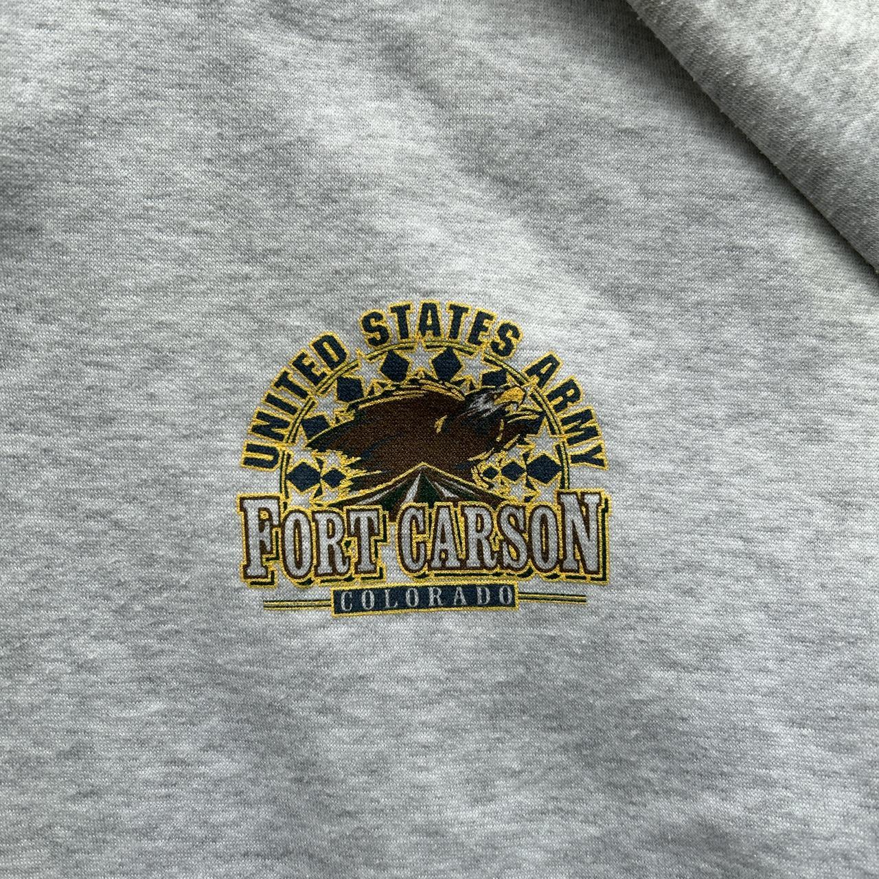 Fort Carson Old school Hoodie on GEAR Tag - Size L - Depop