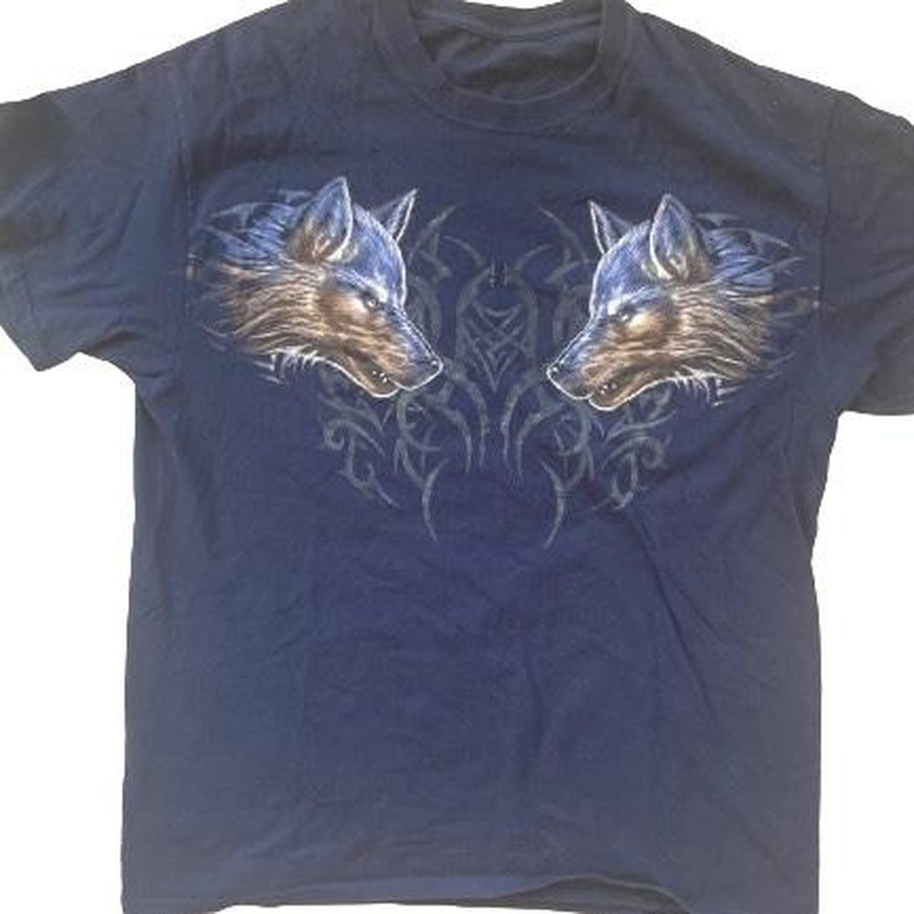 Wolves Y2K T Shirt 🐺🧟‍♂️ Design on front, size... - Depop