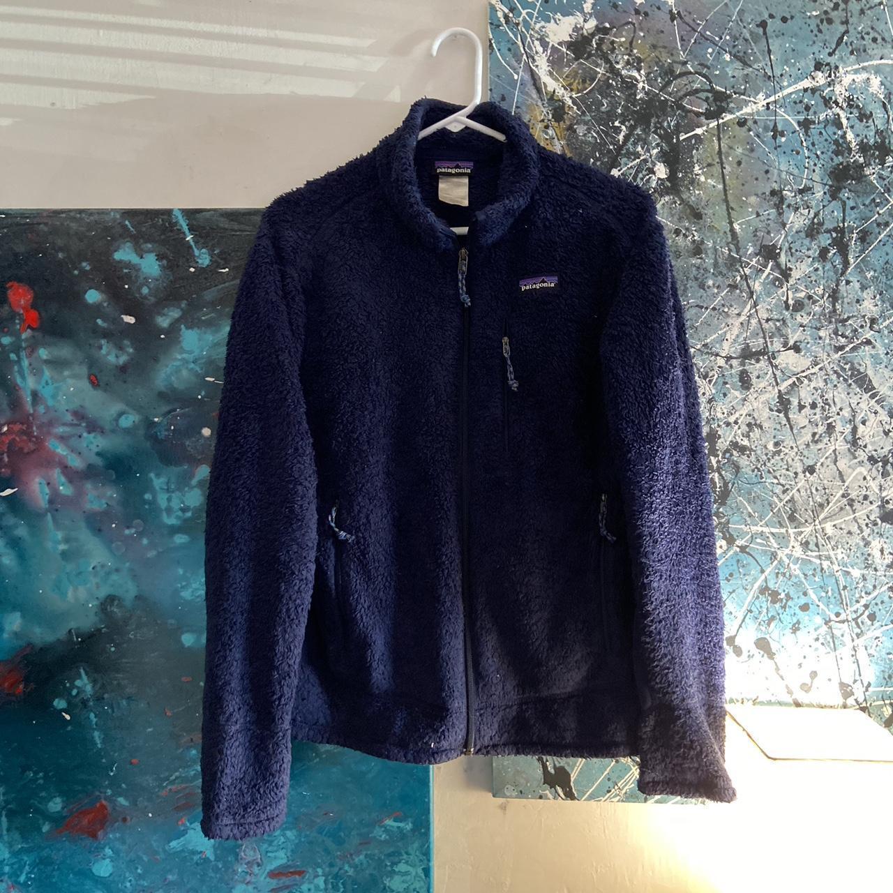 Patagonia Fuzzy Zip Up Jacket Size: Medium Good used... - Depop