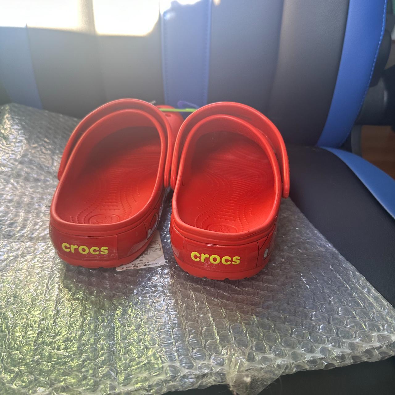 Lightning McQueen light up crocs never worn size 9... - Depop