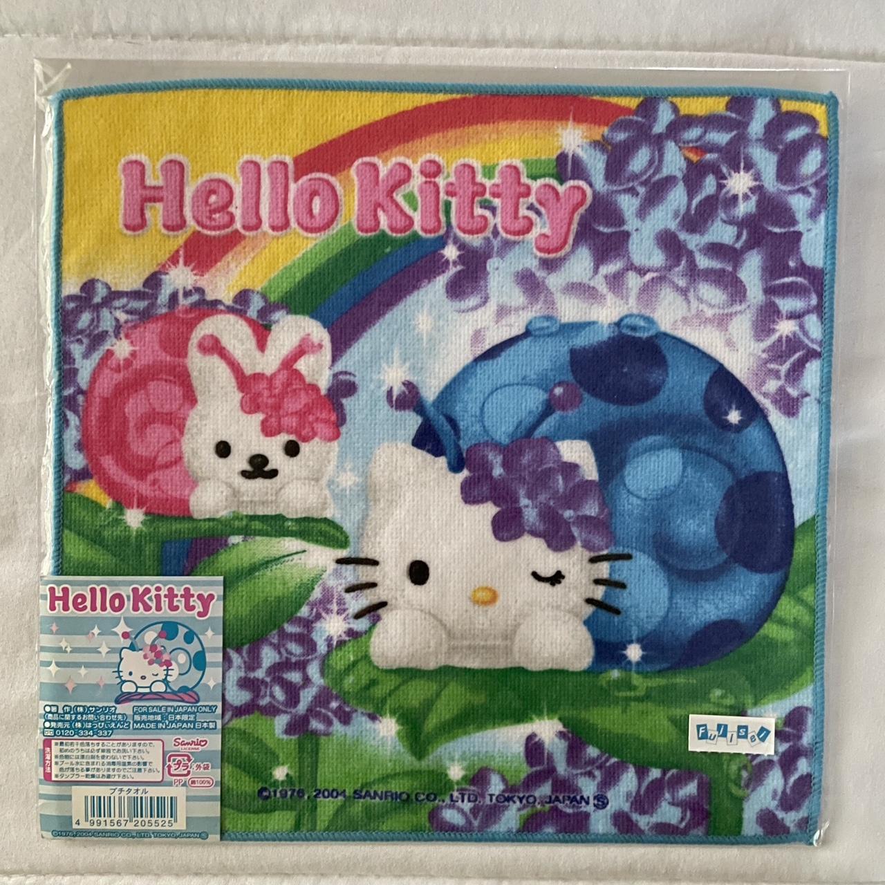 🐌SUPER RARE HELLO KITTY SNAIL GOTOCHI HAND TOWEL🐌... - Depop