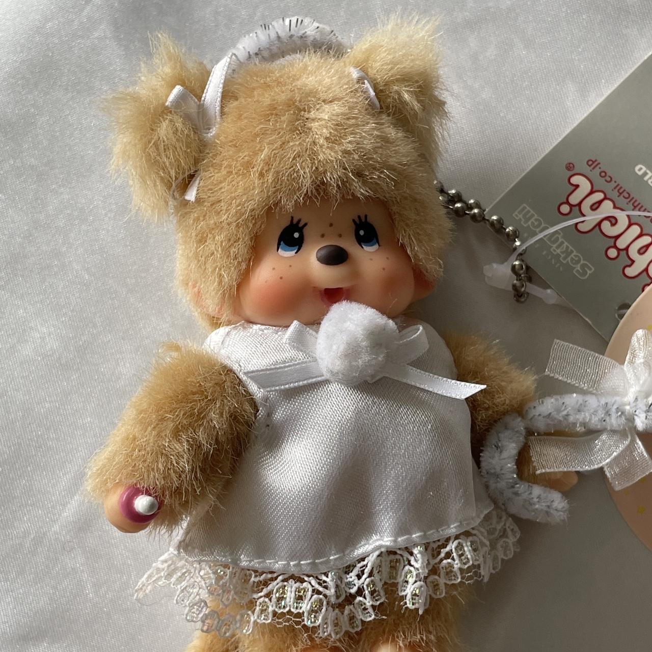 SUPER RARE MONCHHICHI ANGEL PLUSH GOTOCHI CHARM 👼🏻... - Depop