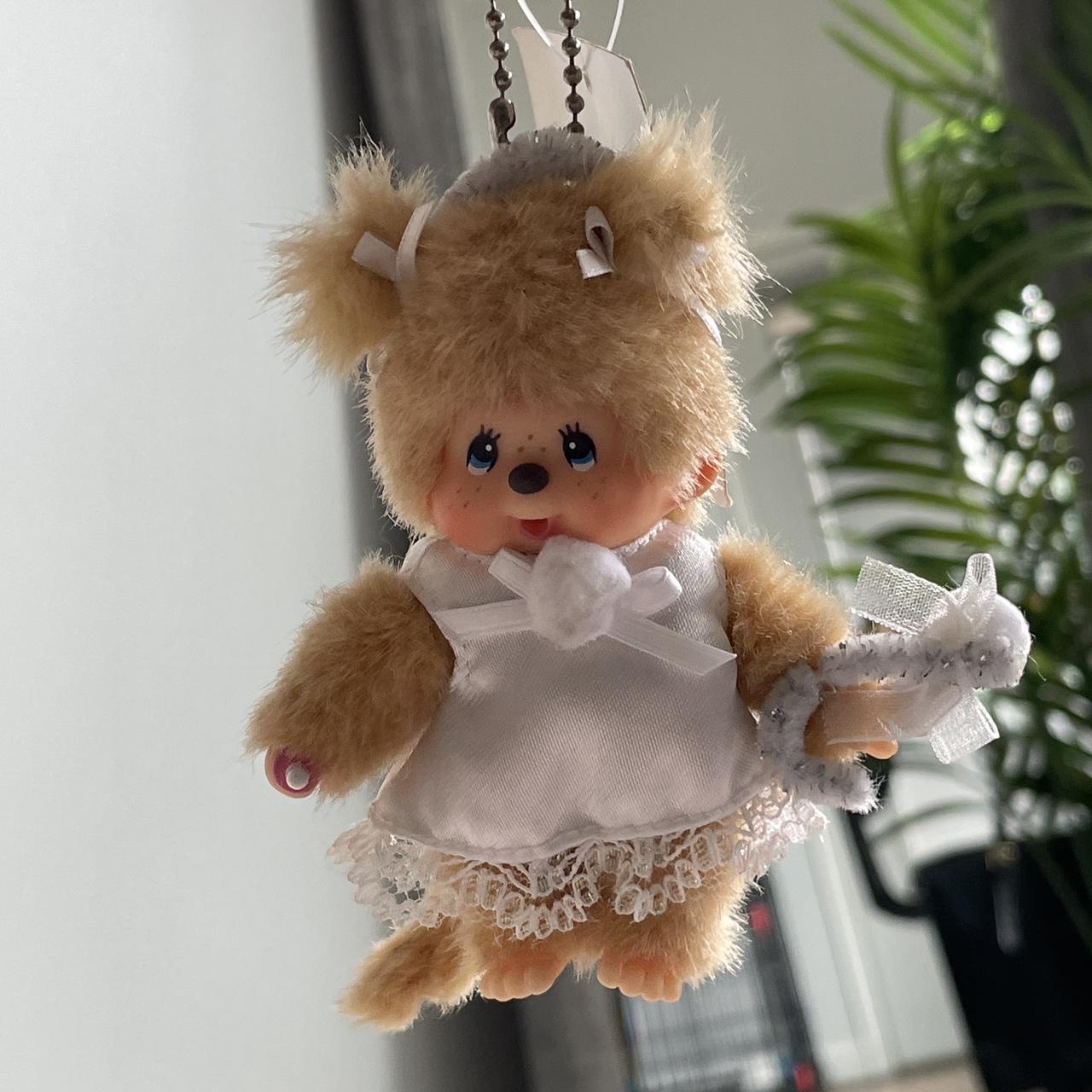 SUPER RARE MONCHHICHI ANGEL PLUSH GOTOCHI CHARM 👼🏻... - Depop