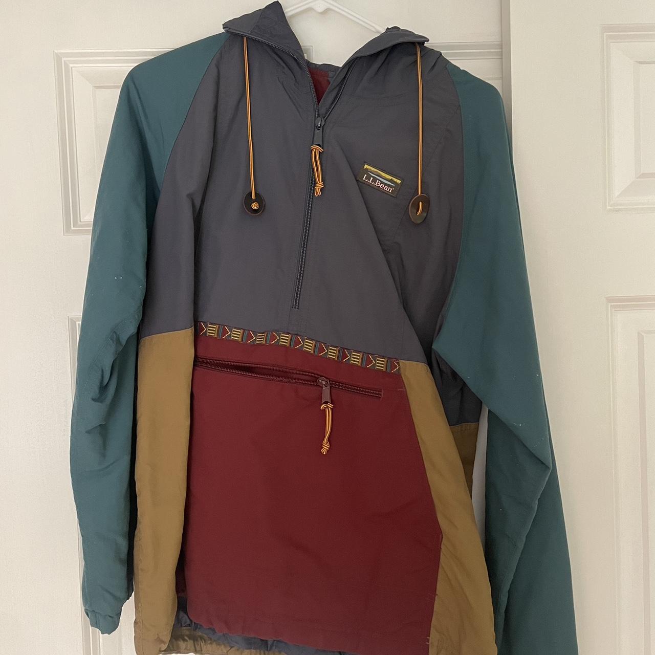 LL Bean Women’s Anorak. Front pocket with zipper and... - Depop