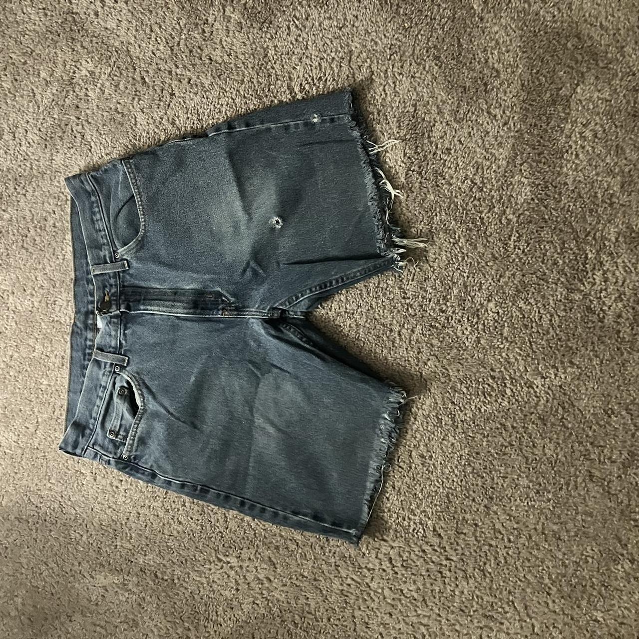 distressed Jorts - Depop