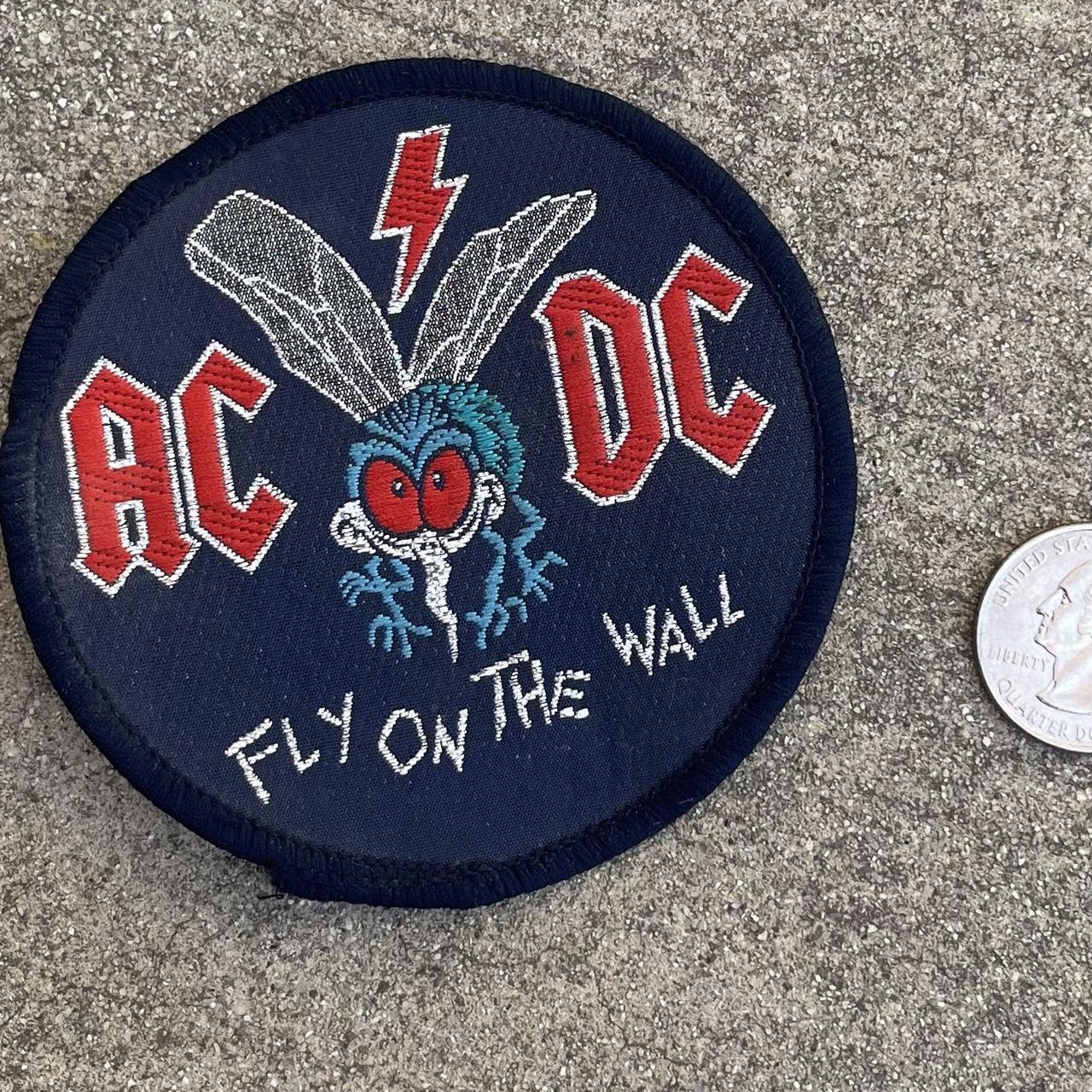 Vintage AC/DC embroidered patch. Unused, and in... - Depop