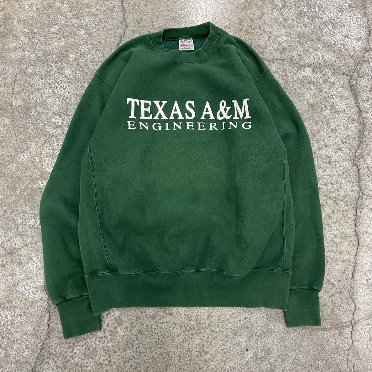90s Texas A&M Engineering Crewneck Reverse... - Depop