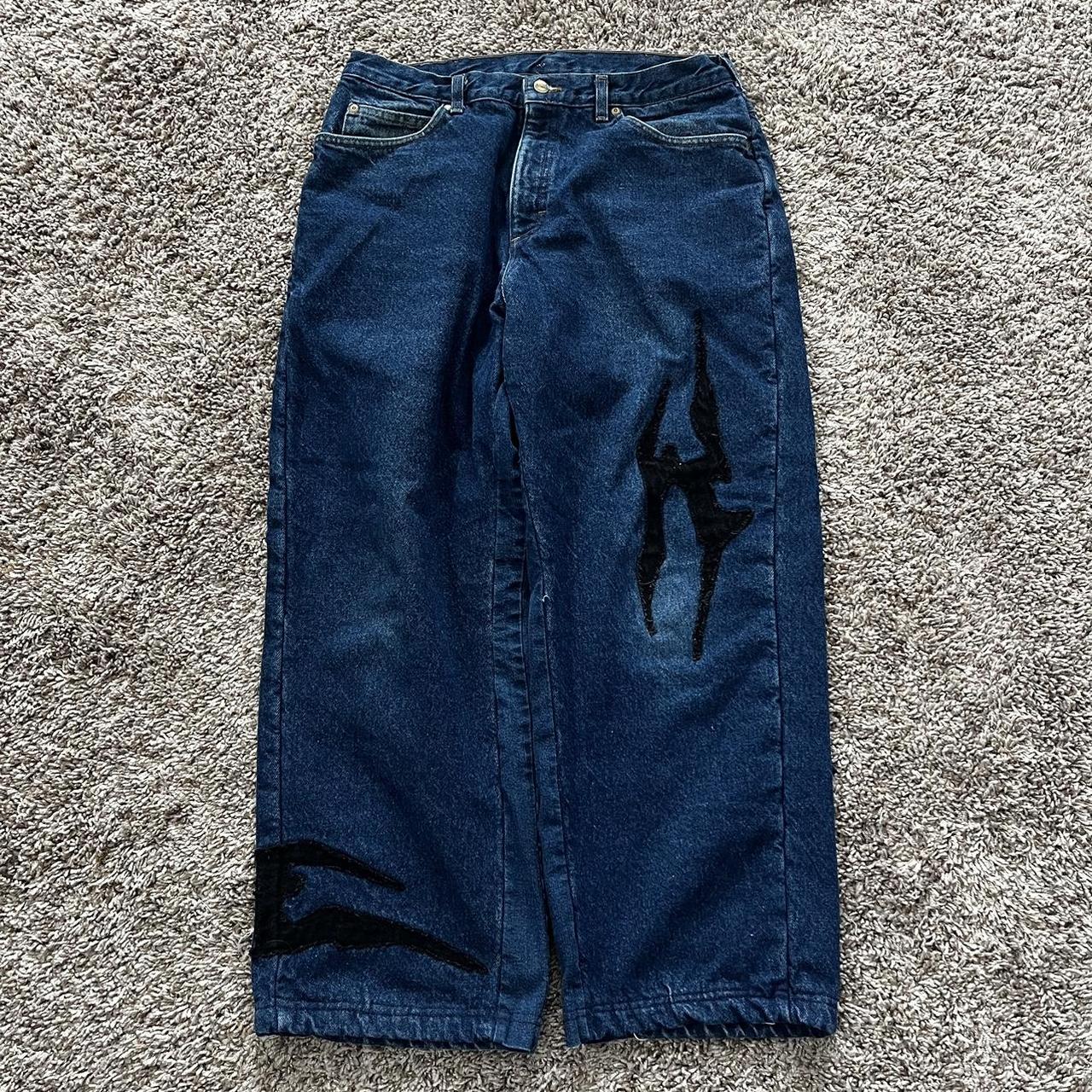 ️super dope y2k custom pants ️ Open to offers. Size... - Depop