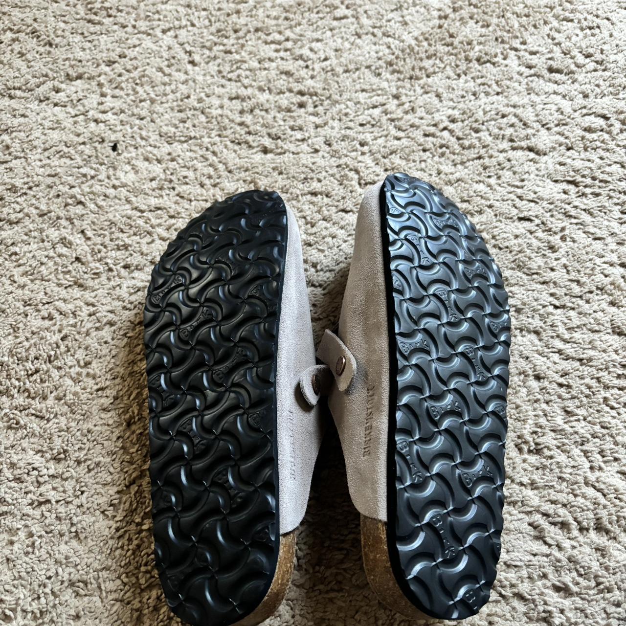 Birkenstocks Boston clogs size size 12 narrow fit... - Depop