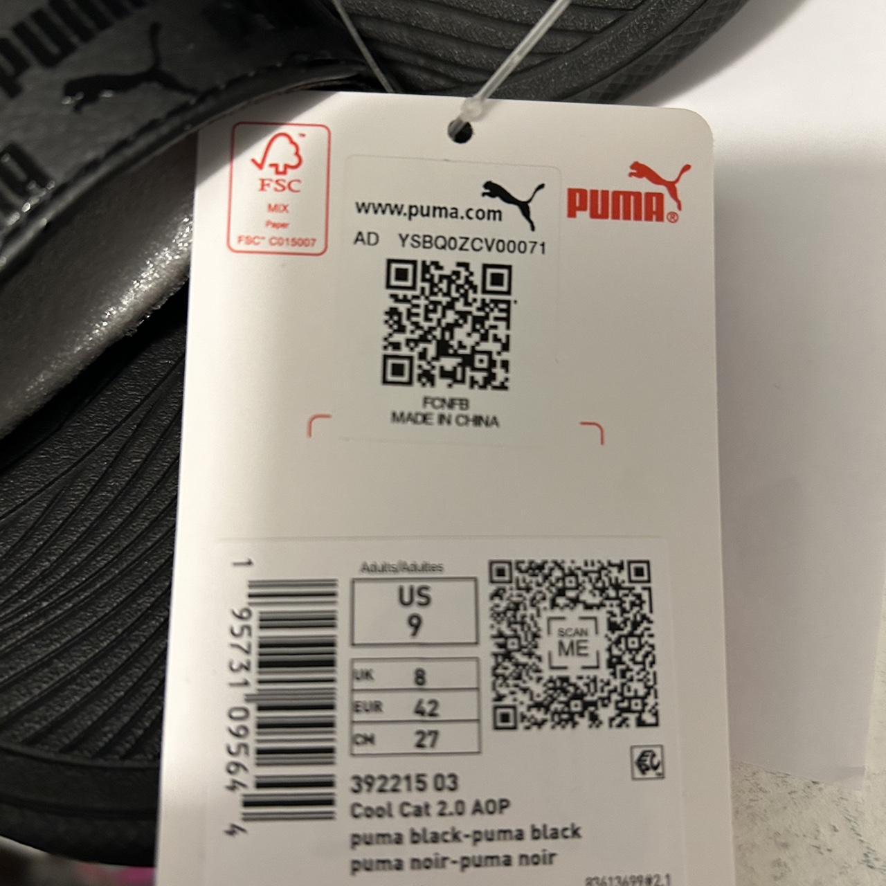 Men’s Puma Slides. Black. New with tags - Depop