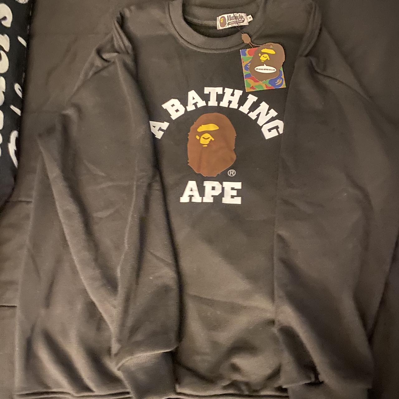 bape crew neck size medium brand new | Depop