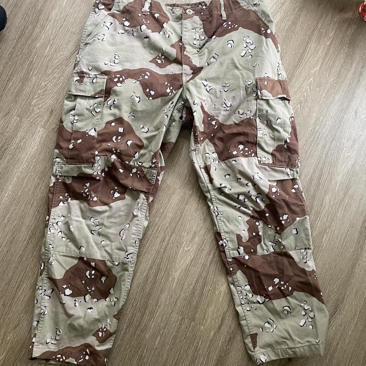 US Military Desert Camo (DBDU) Cargo Pants Classic... | Depop