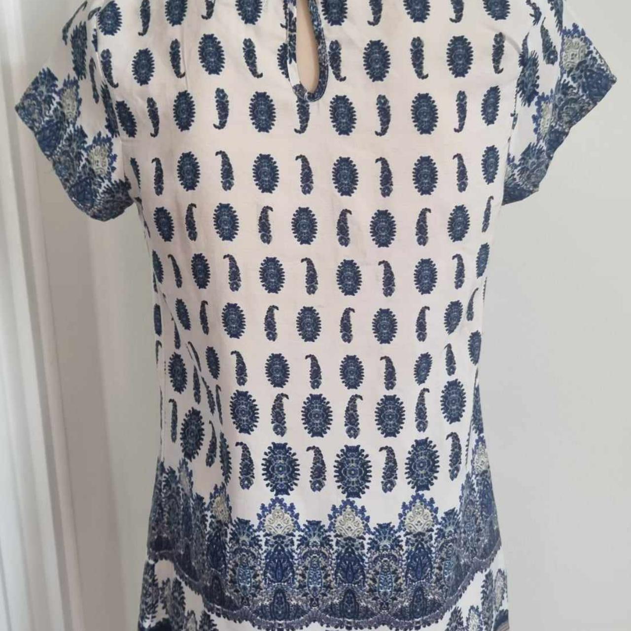 Size 10 Dotti Shift Dress. This cute, patterned... - Depop