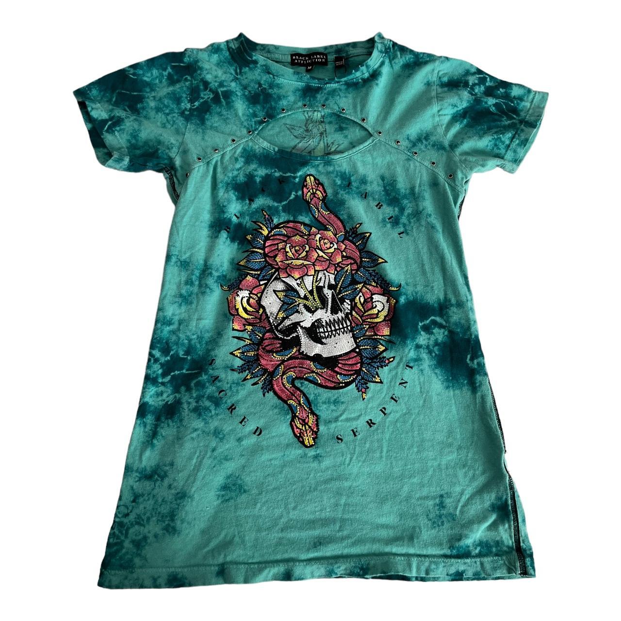 Affliction Women's Multi Shirt | Depop