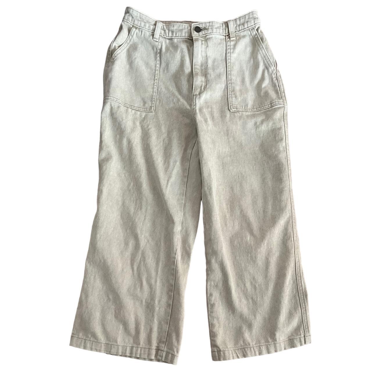 Universal Thread Women's Cream Trousers | Depop