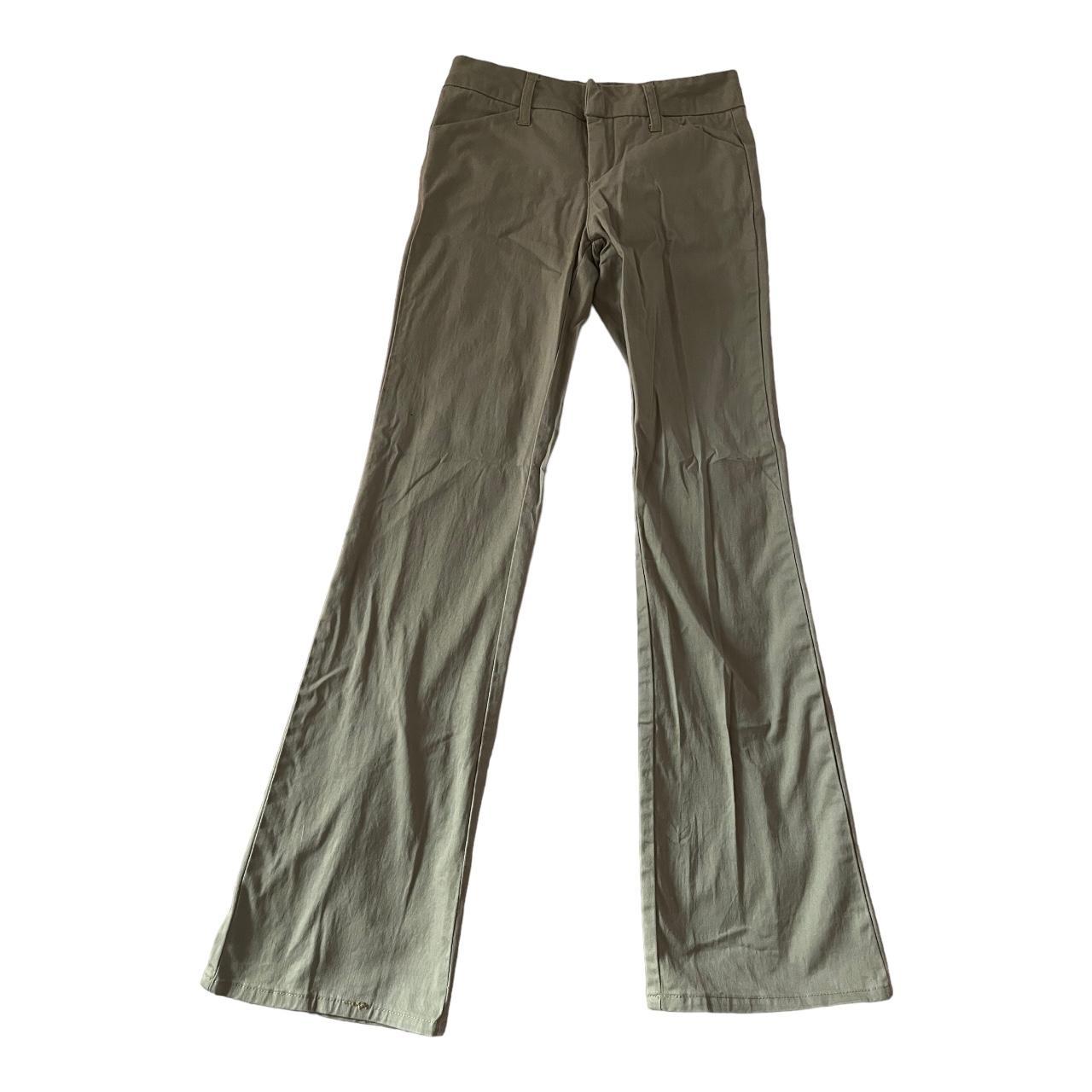 Low rise tan flared genuine dickies pants In... - Depop