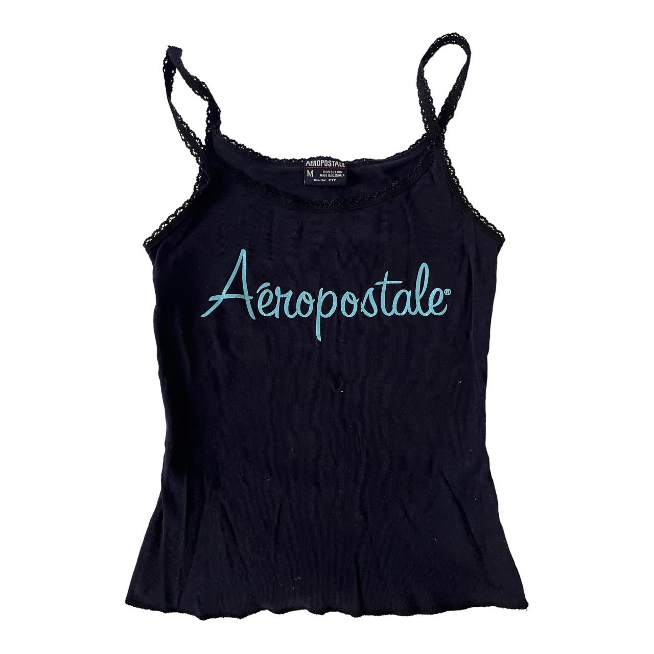 Aeropostale navy blue tank top from the 2000s In... - Depop