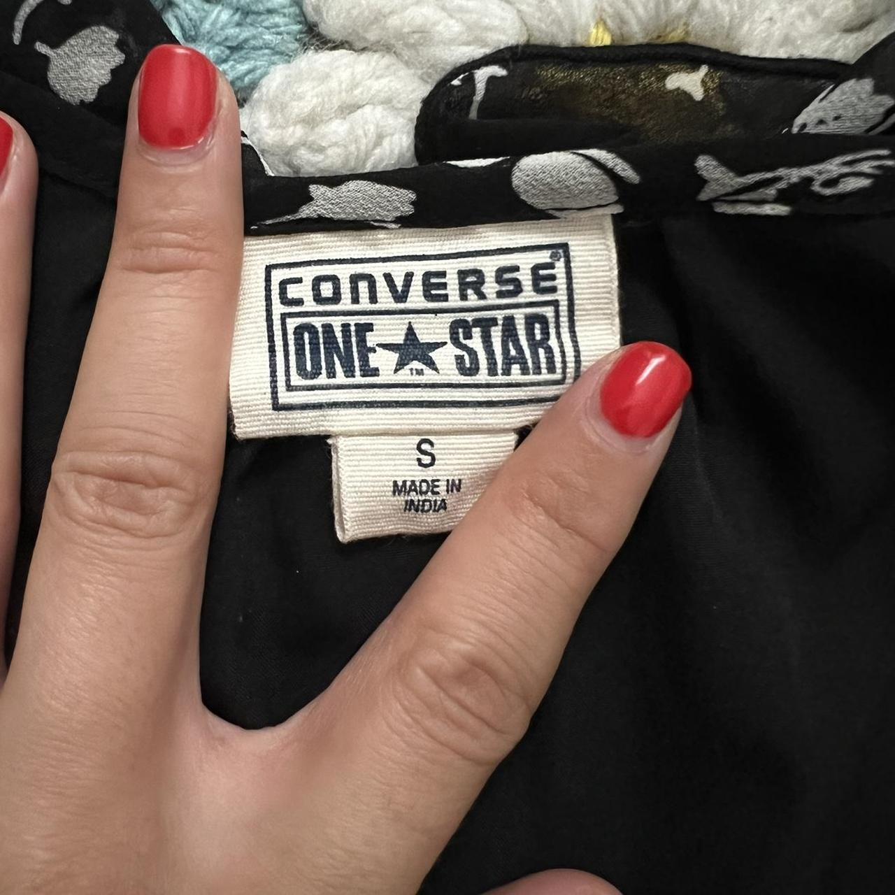 converse one star ruffle dress. labeled size small,... - Depop