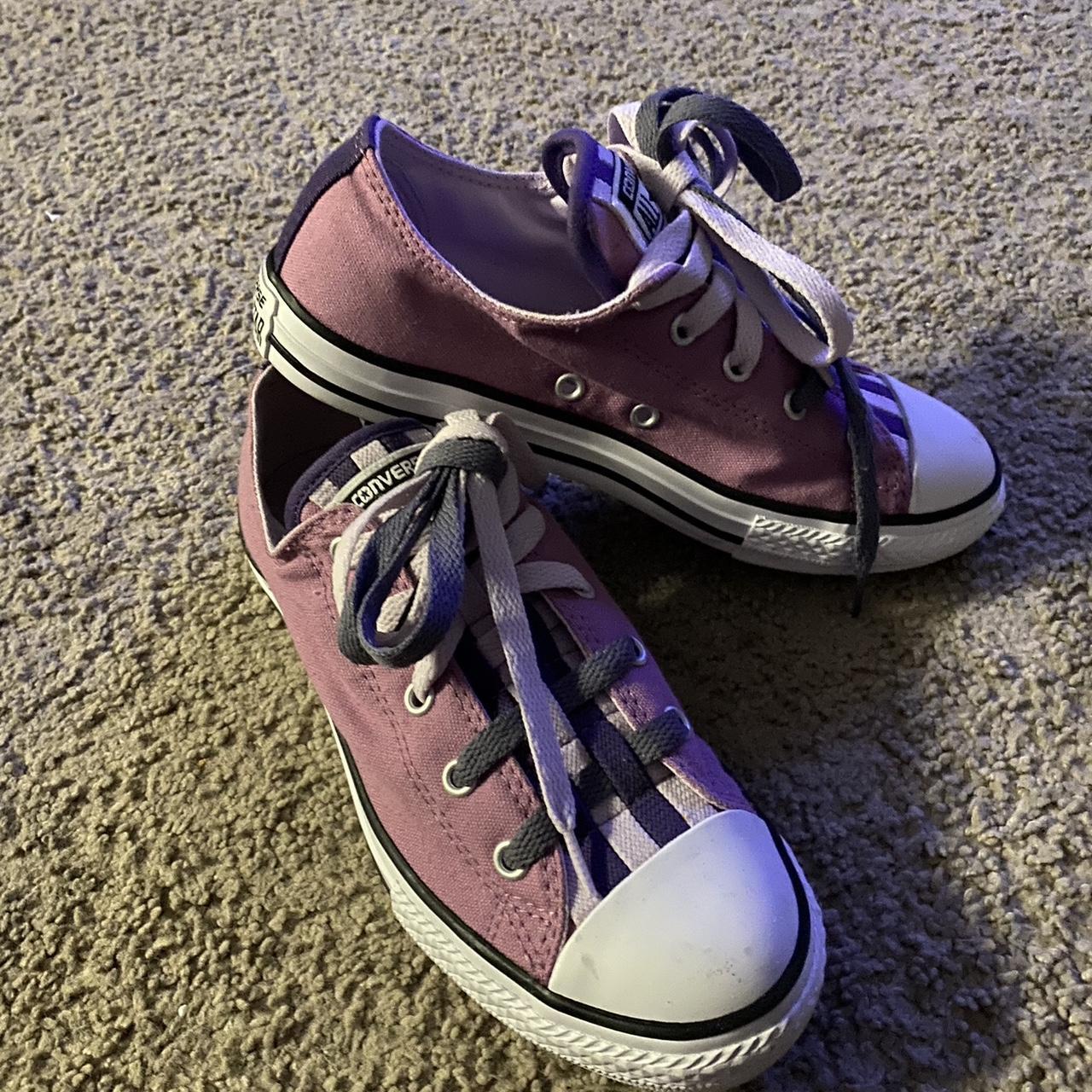 Converse All Star for girls, color purple, size 4 - Depop