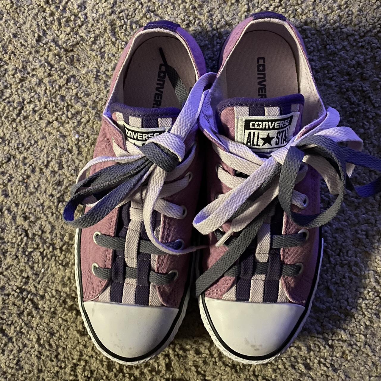 Converse All Star for girls, color purple, size 4 - Depop