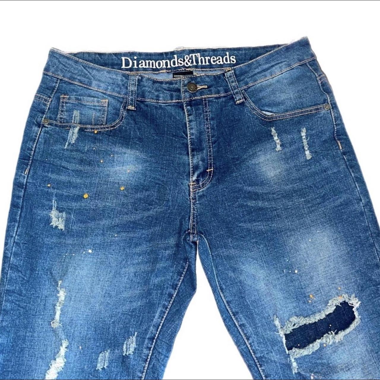 34x32 Diamonds&Threads men’s Jeans Size 34x32... - Depop