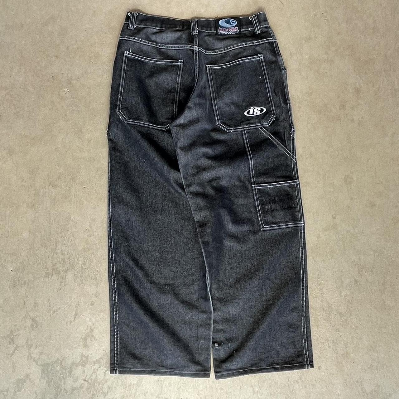 🪡 Y2K Black Interstate Pants🪡 Super dope perfect... | Depop
