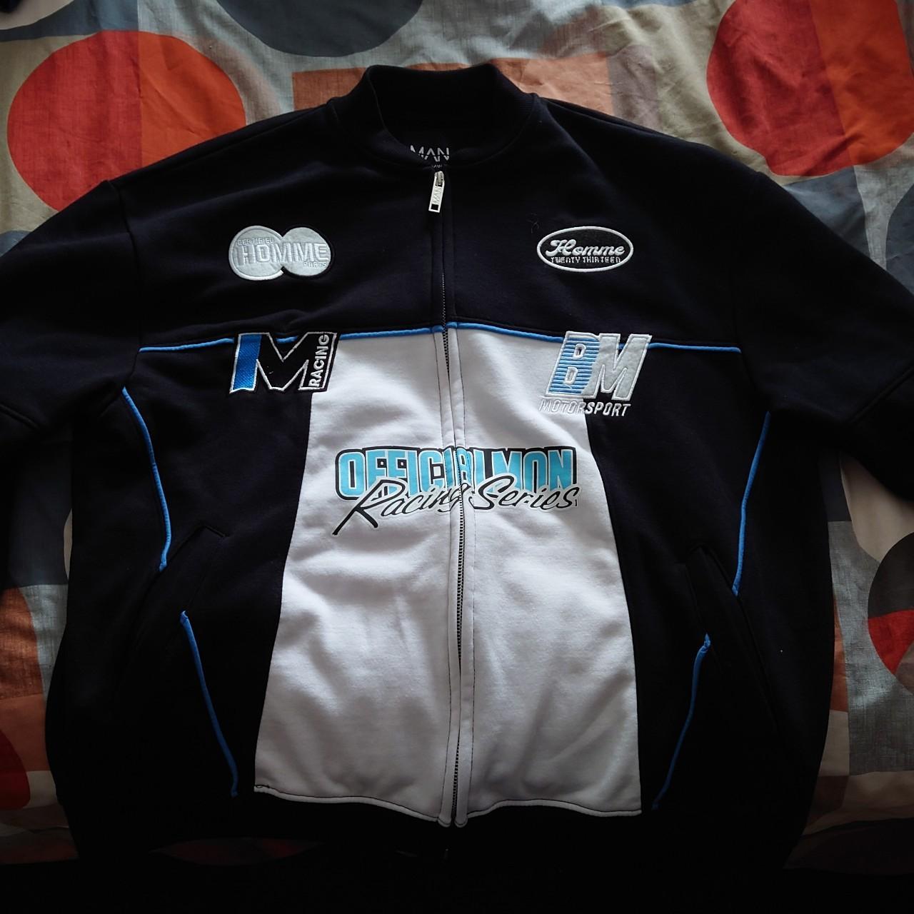 BooHooMAN "Homme Racing" Bomber Jacket - Perfect... | Depop