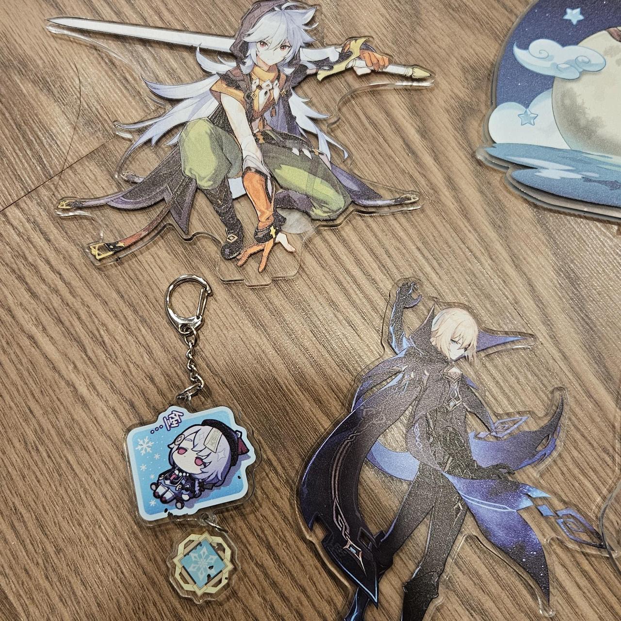 genshin impact and identity v idv acrylic stands and... | Depop