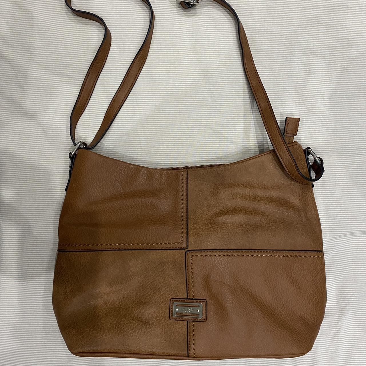 Cellini cross body bag / Brown colour Only worn... - Depop