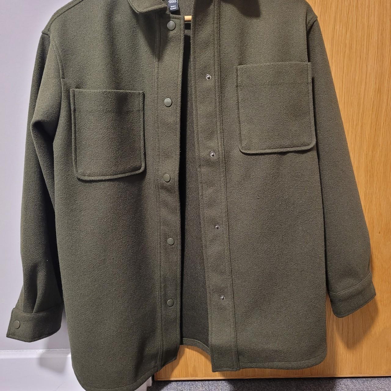 New Look front pocket shacket XS UK 4-6 Never worn,... - Depop